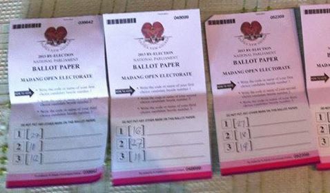 PNG Electoral Commissioner Gamato clarifies ballot papers query - One ...