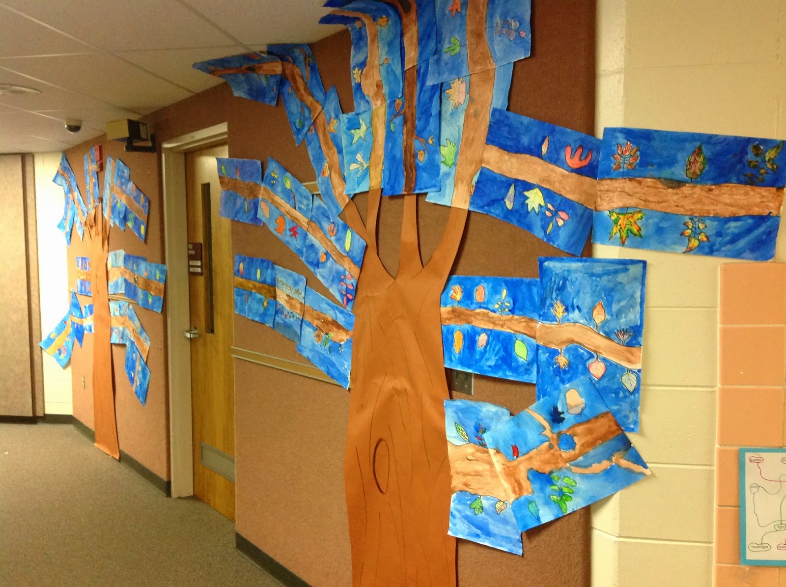 The Artsy Fartsy Art Room: 5th Grade Collaborative Trees