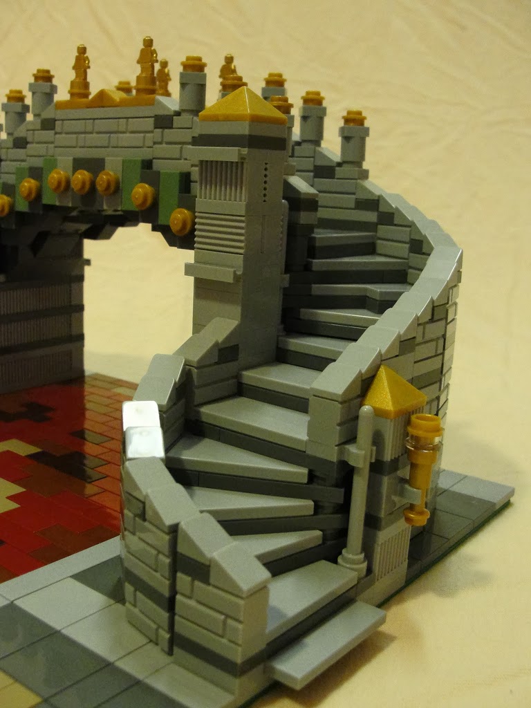 DeToyz: Lego MOC - Cobblestone Street and Bridge