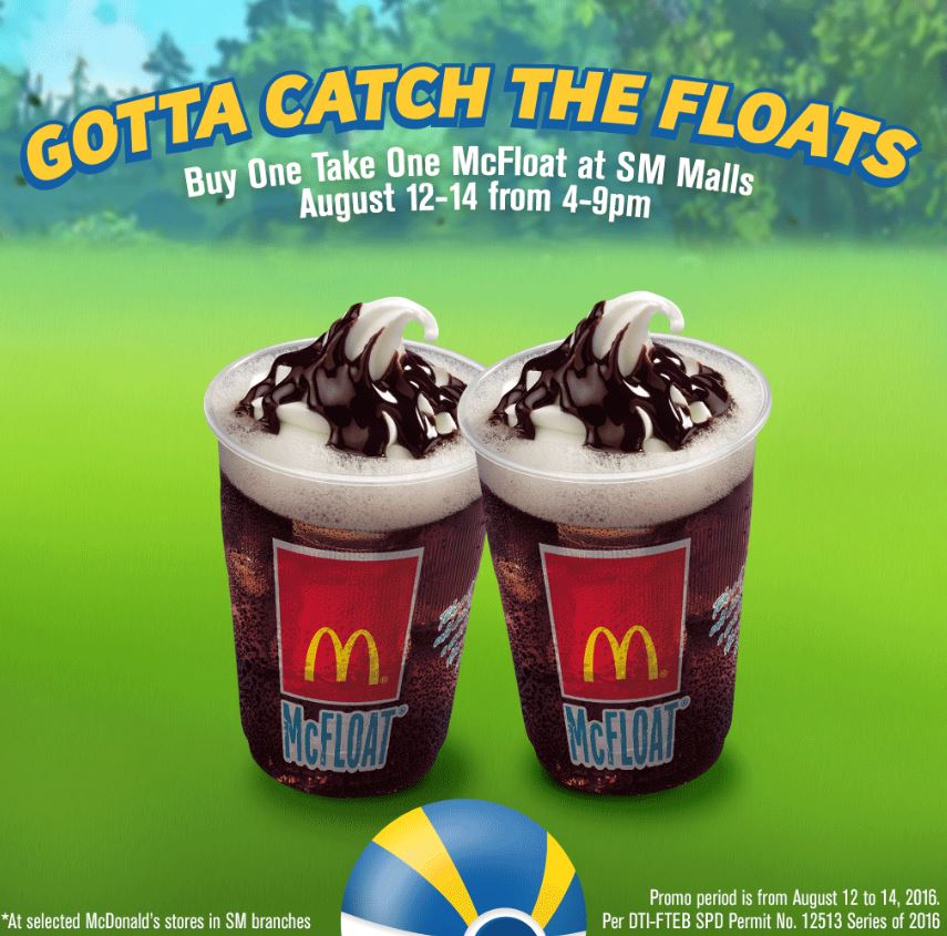 Manila Shopper: McDonalds Buy1 Take1 McFloat Promo at SM Lure Party ...