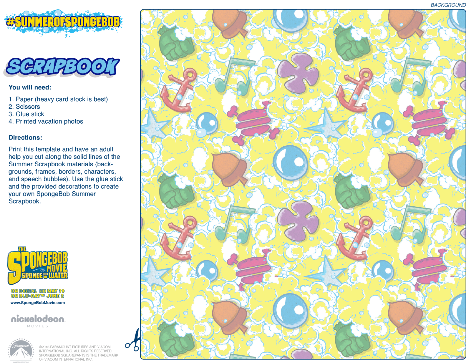 스폰지 밥 스크랩북 (SpongeBob Scrapbook) | Our Study Room