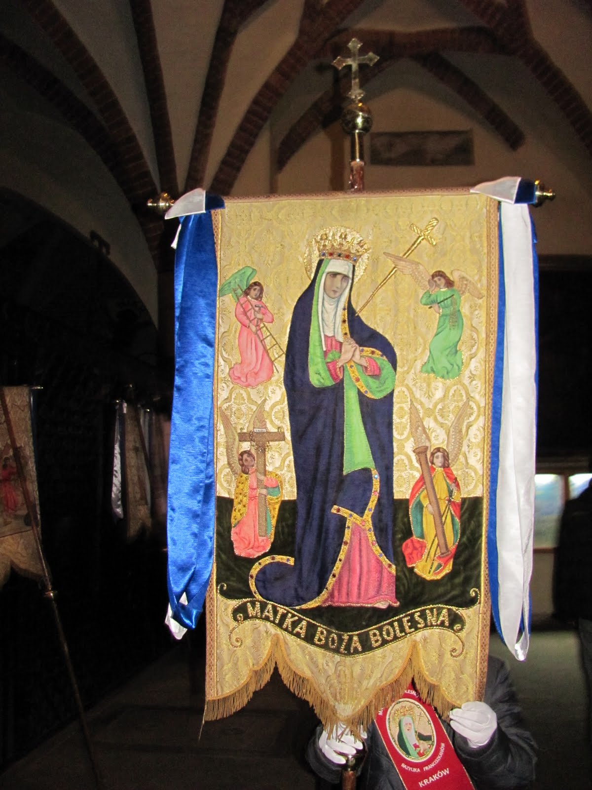 Te igitur: Processional banners