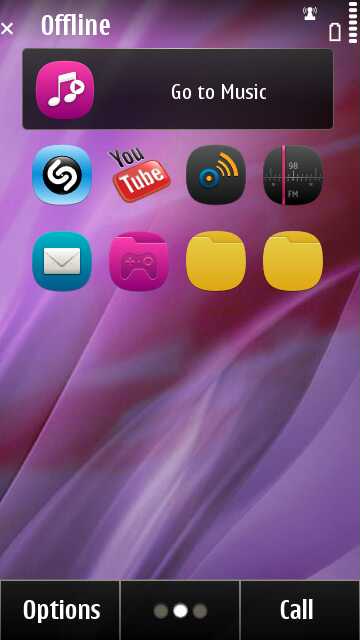 Symbian, Nokia Belle apps: Folder Icon