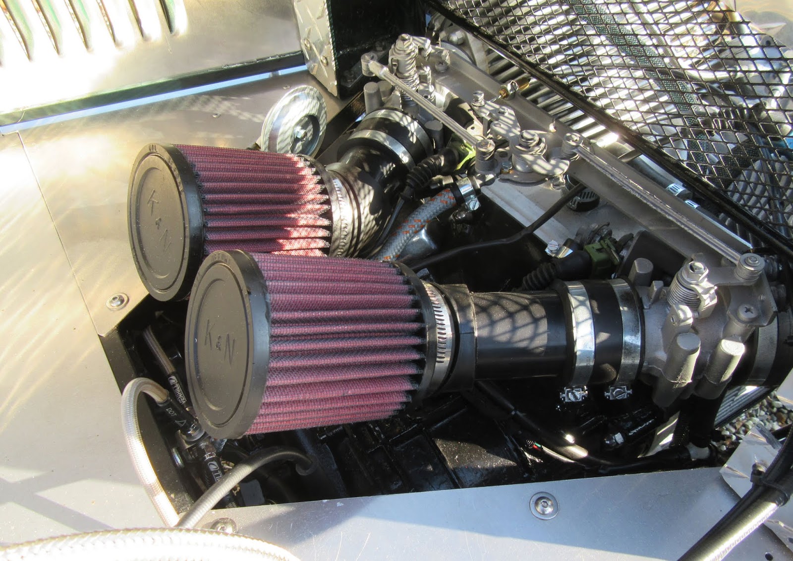 Aero Merlin MG 3 barrelback three wheeler: Alan's barrelback!