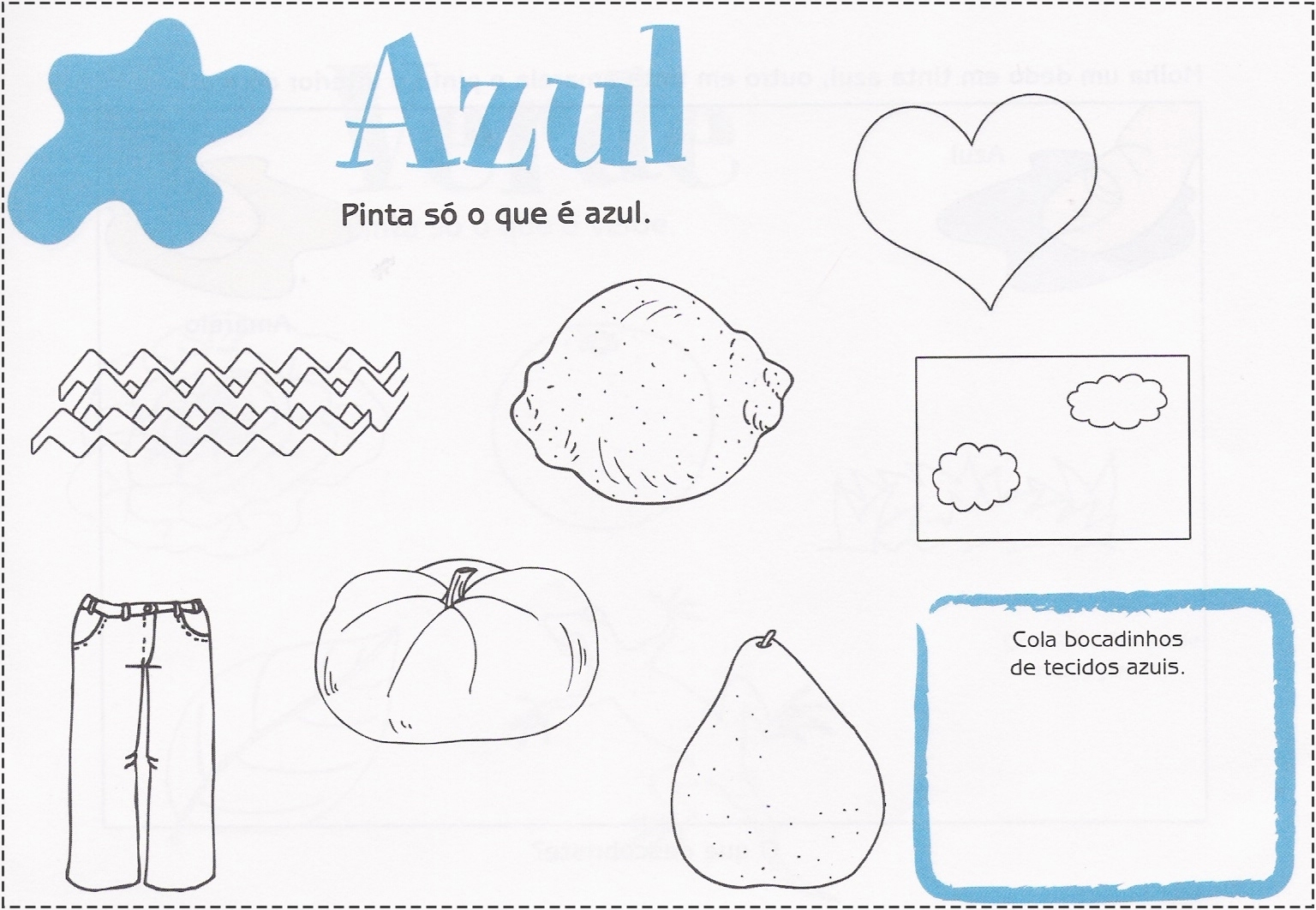 Festa Da Cor Azul Educação Infantil - BRAINCP