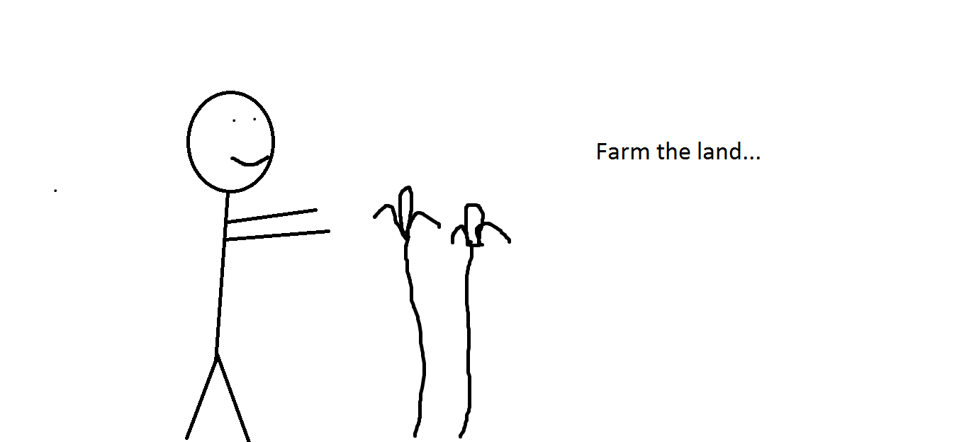 America: A History in Stick Figures: Cows and Farms!