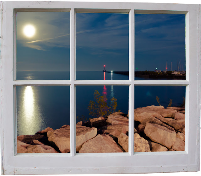 James Meyer Photography: Strawberry Moon in Window