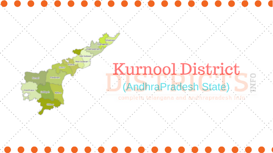 Kurnool District Profile,Mandals and tourist places in AP State