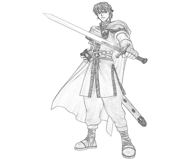 Marth Fire Emblem Coloring Pages Coloring Pages
