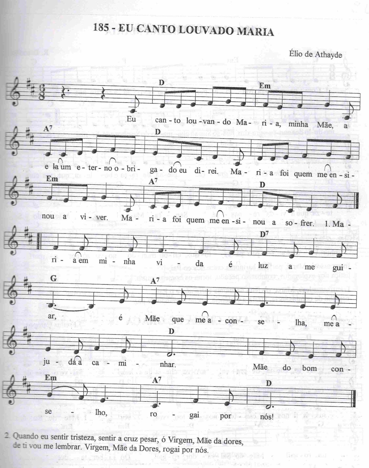 Eu Canto Louvando Maria Minha Mãe - RETOEDU