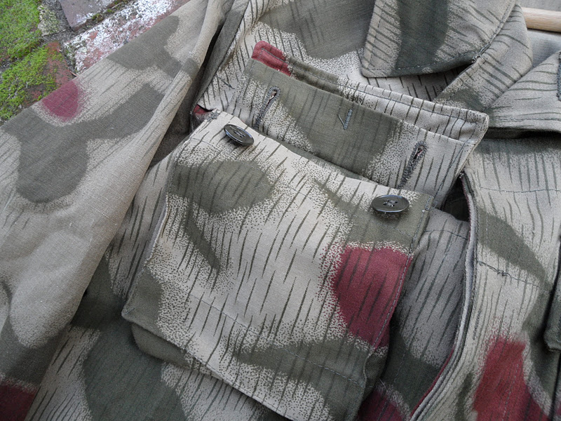 Four Bees: Bundesgrenzschutz Einsatzjacke, Sumpftarn / Sumpfmuster Camo ...