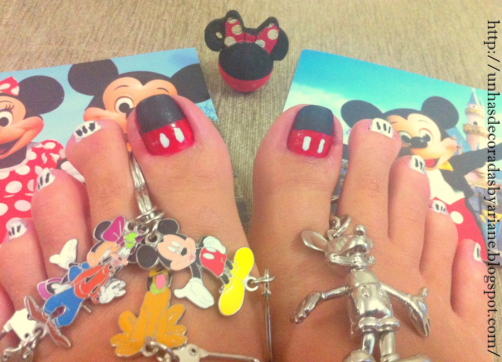 Unhas Artísticas By Ariane Haselmann Unhas Do Mickey