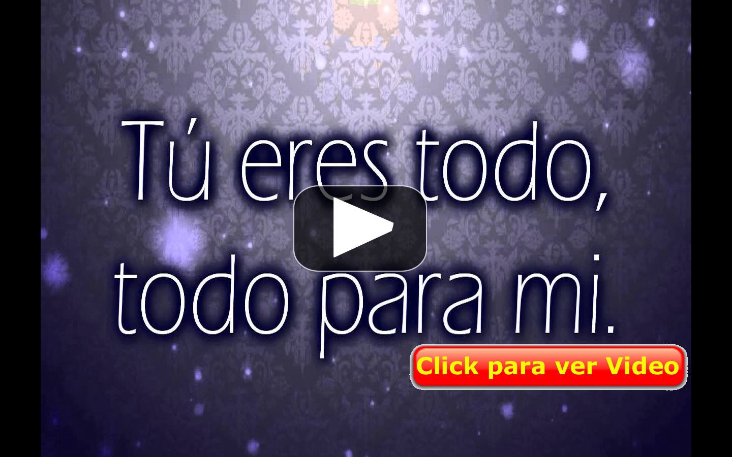 Tú eres mi fuerza y mi poder el gran tesoro que busqué eres mi todo ...
