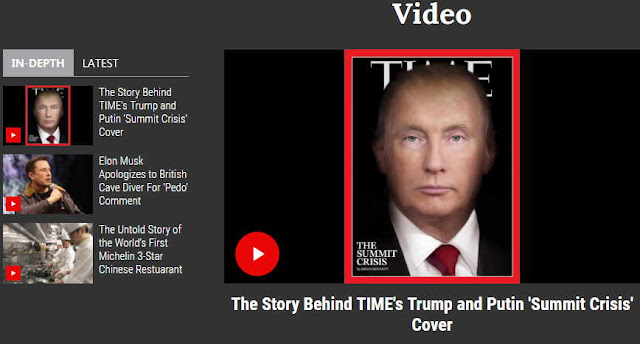 餘裕堂全書(여유당전서) : Utilize Me, 2002: 시사주간지 타임(TIME)도 도널드 트럼프 + 블라디미르 푸틴 합성짤방을 올렸다는 뉴스