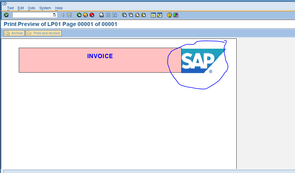SAP TECH: Example : Invoice