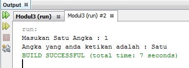 Modul 3 - Statement Percabangan