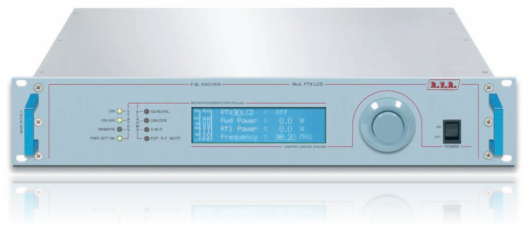 RVR PTX 1000 LCD FM Transmitter - Pemancar Radio