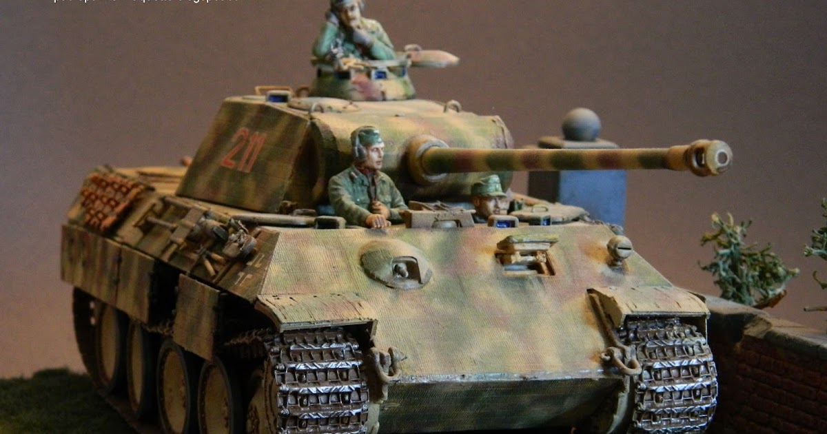 PAULO PANZER MAQUETTE FIGURINE: PANTHER Ausf A de 12e ss Pz div en ...