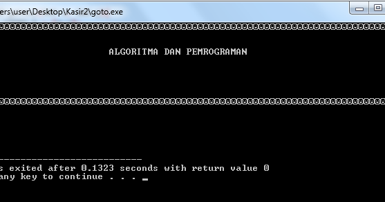 Doa Ibu Lancar: FUNGSI GOTOXY PADA C++