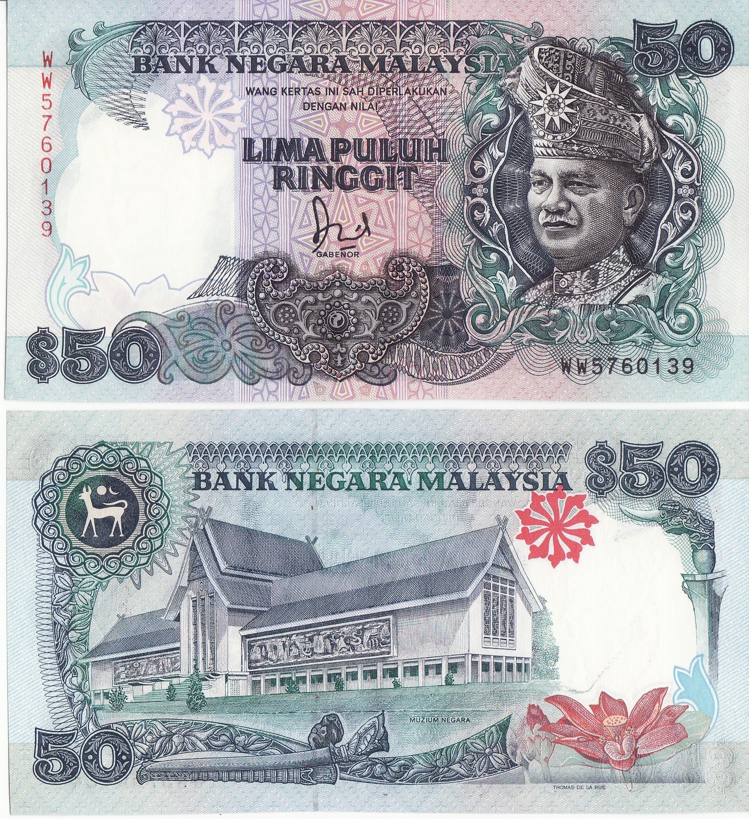 Randhawa's Bank Notes And Collectibles: Malaysia RM 50 - 6th Series ...