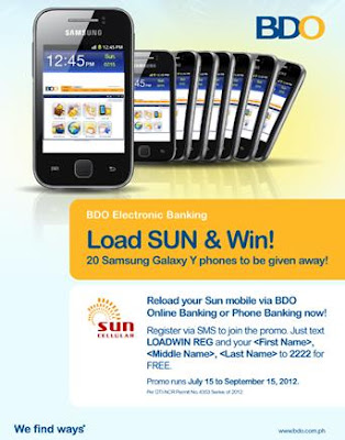 Sun Cellular and BDO Electronic Banking launch LOAD SUN & WIN PROMO
