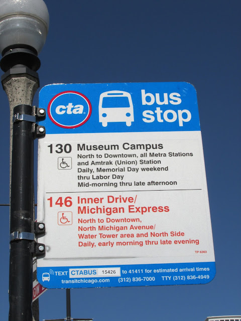 Eddie's Rail Fan Page: A Chicago Transit Authority bus stop sign on ...