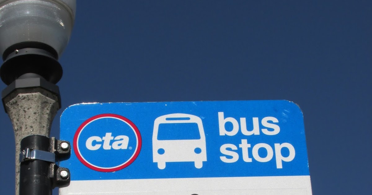 Eddie's Rail Fan Page: A Chicago Transit Authority bus stop sign on ...