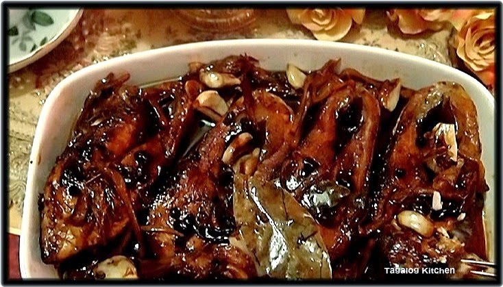 LUWEEH KITCHEN : Bangus Adobo Paksiw with salted black beans
