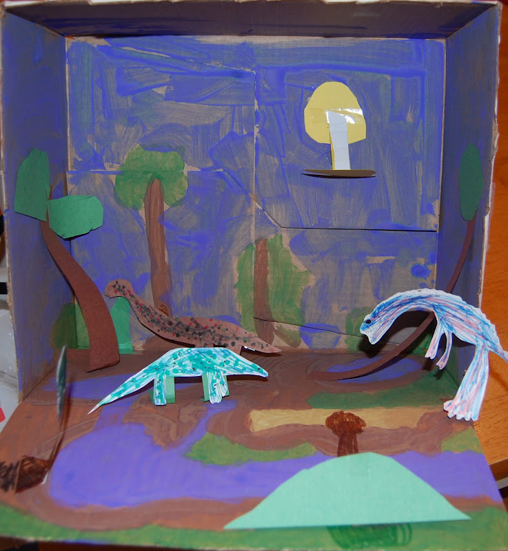 Our Creative Day: Triassic Period Diorama