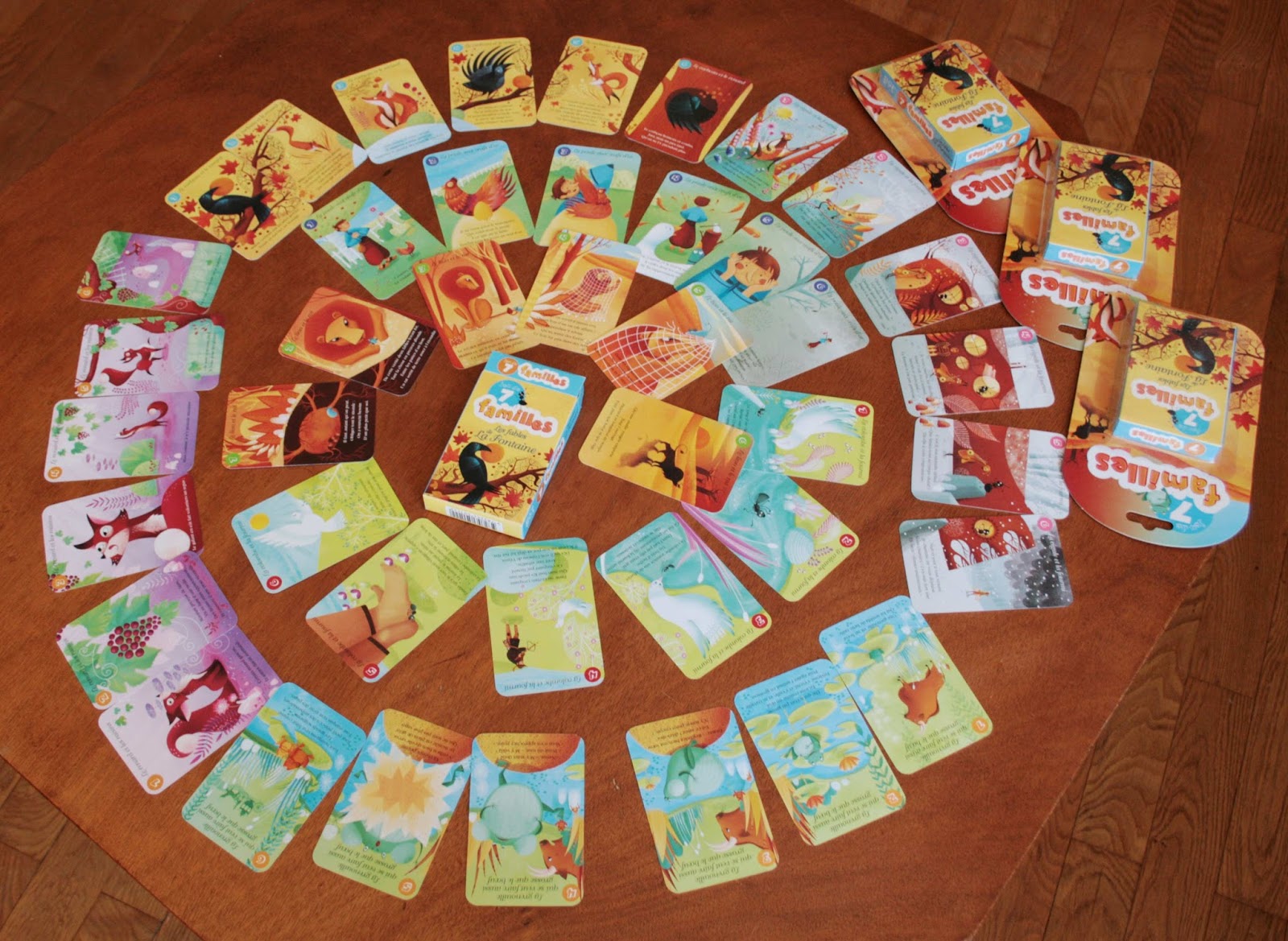 leila brient: " Jeu de 7 familles - Les fables de la Fontaine