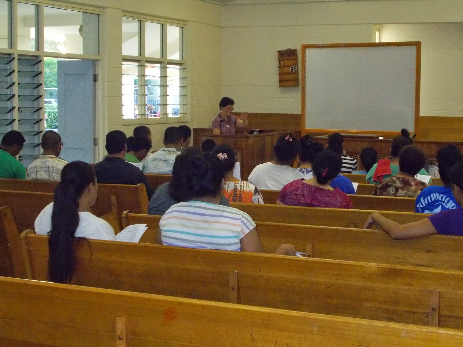 Scenes from Samoa via Seniors: Missionary day at the Pesega Middle ...