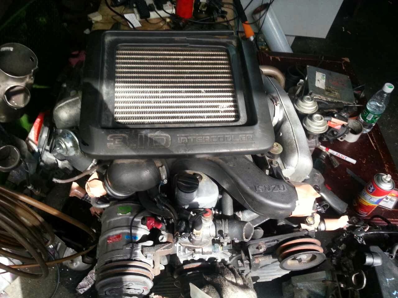 USED ENGINE FROM CHINA: USED 4JG2 ENGINE ASSY, USADA 4JG2 MOTOR