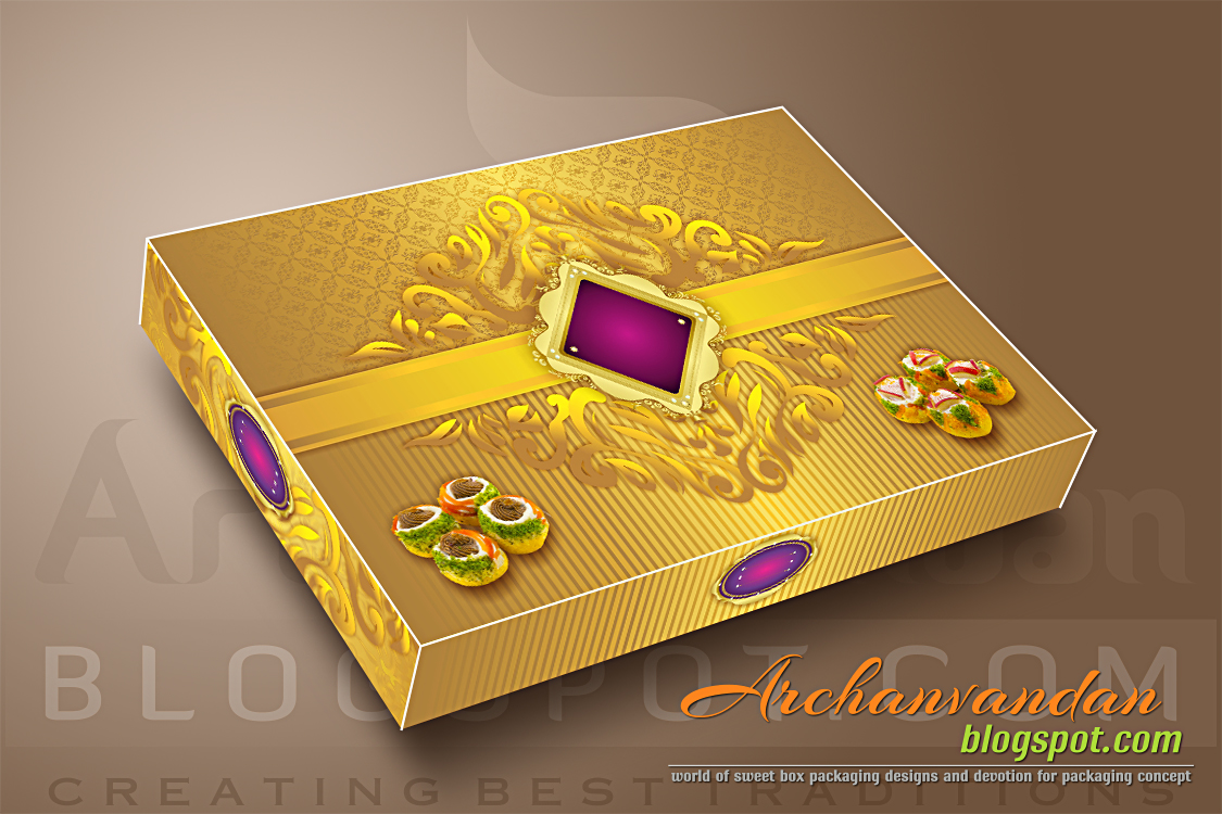 Indian Mithai Box Design
