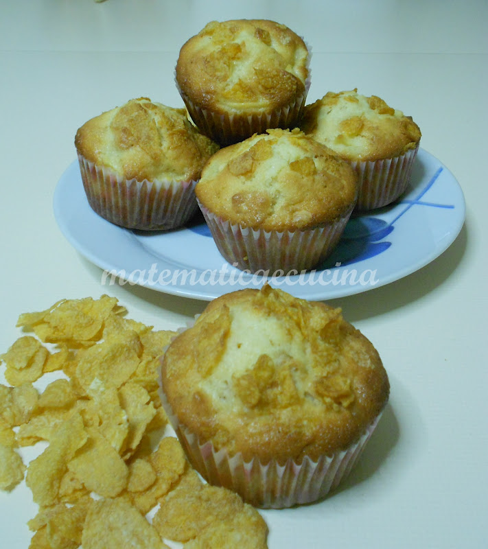 m@tematicaecucina: Muffins alle Mele e Corn Flakes