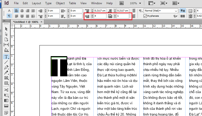 Bài 2: Làm việc với text trong indesign - THIẾT KẾ ĐỒ HỌA - ĐAM MÊ VÀ ...