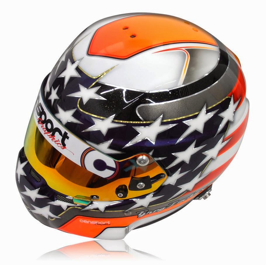 Racing Helmets Garage: Stilo ST4-GTW G.Lockman 2014 by Censport Graphics