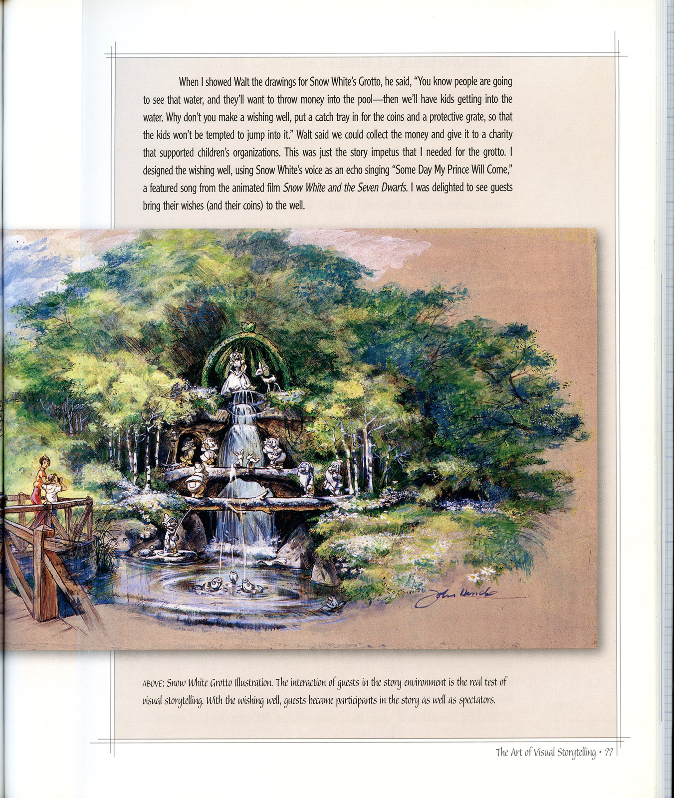 Filmic Light - Snow White Archive: Snow White's Grotto - The Wishing Well