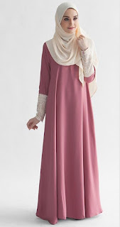 Model Baju Gamis Simple Tapi Elegan - Model Hijab Terbaru