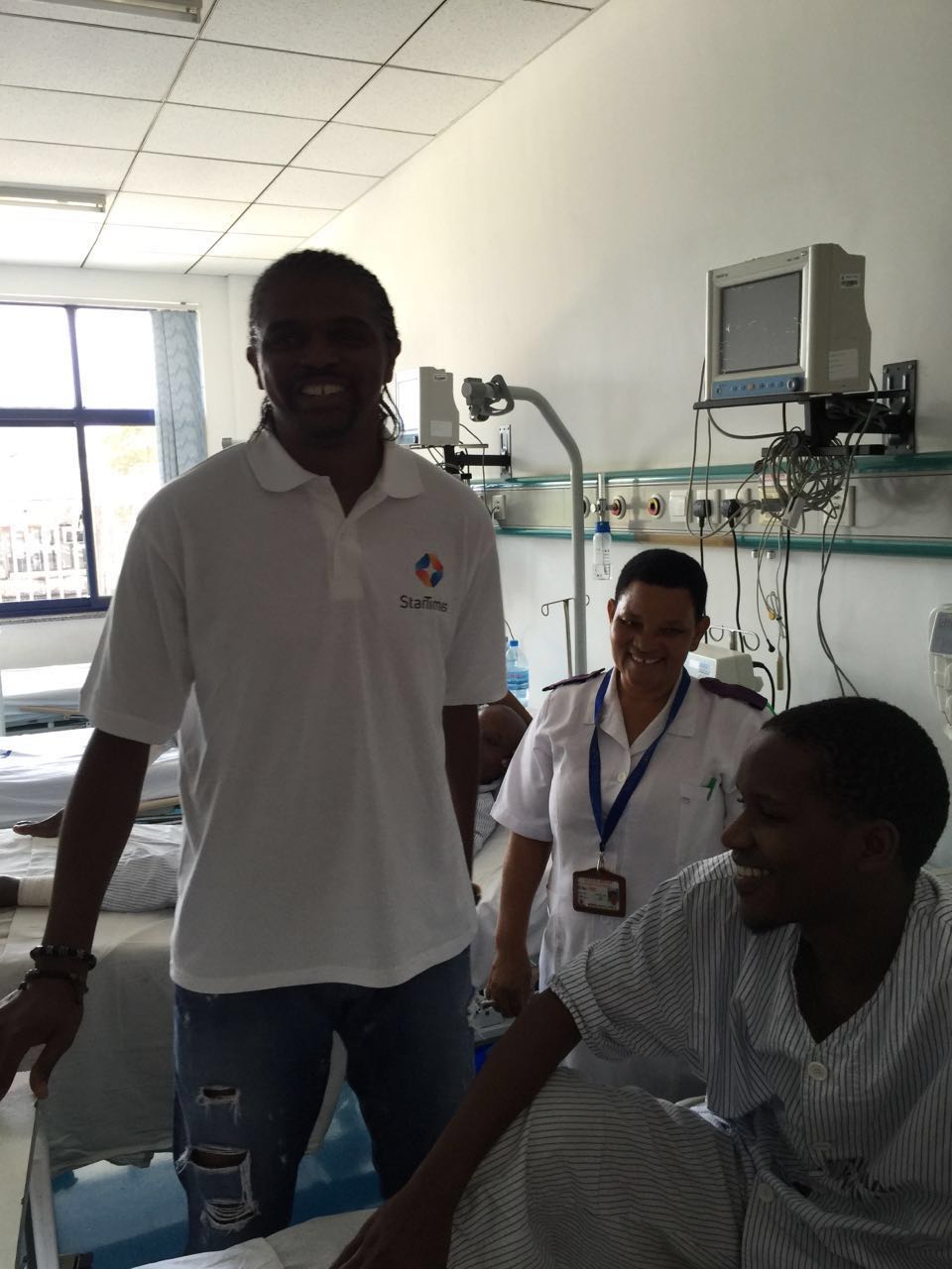 Nwankwo Kanu visits Muhimbili national hospital in Tanzania(pictures)
