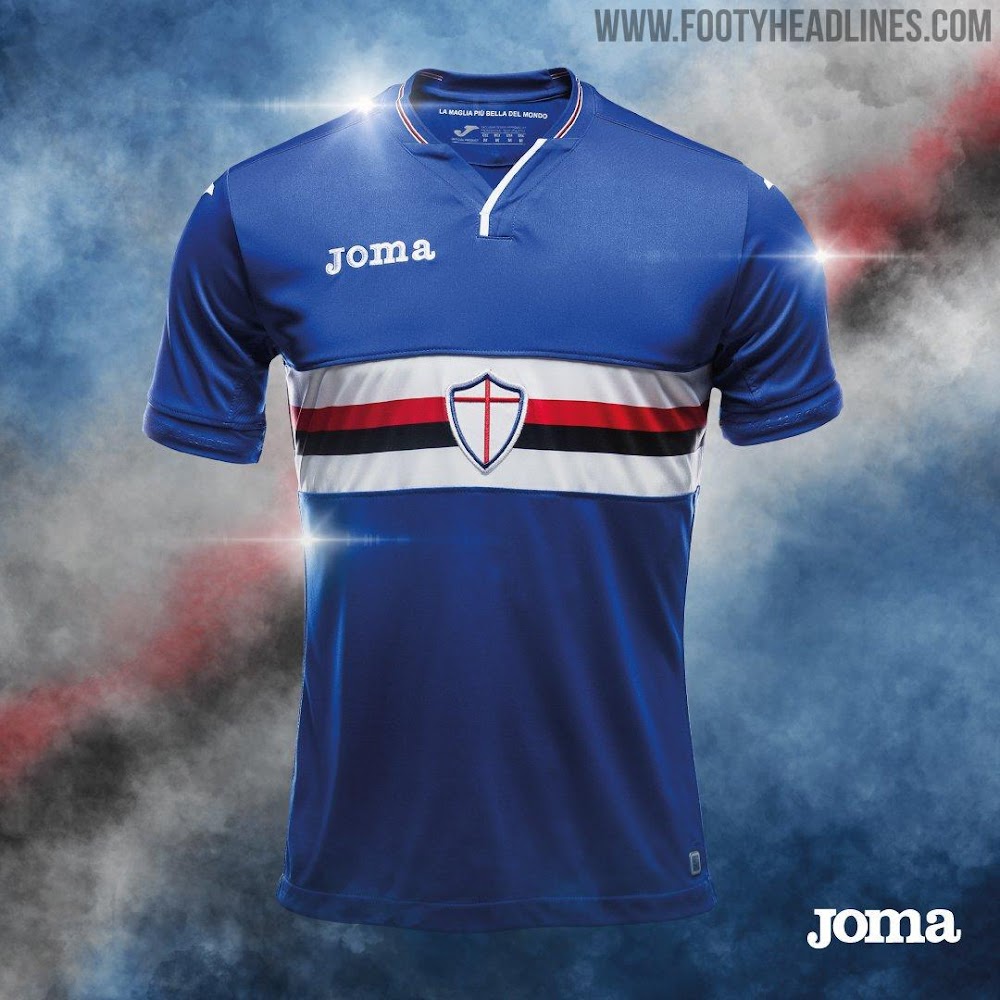 Sampdoria 18-19 Home, Away & Third Kits Revealed - Footy Headlines