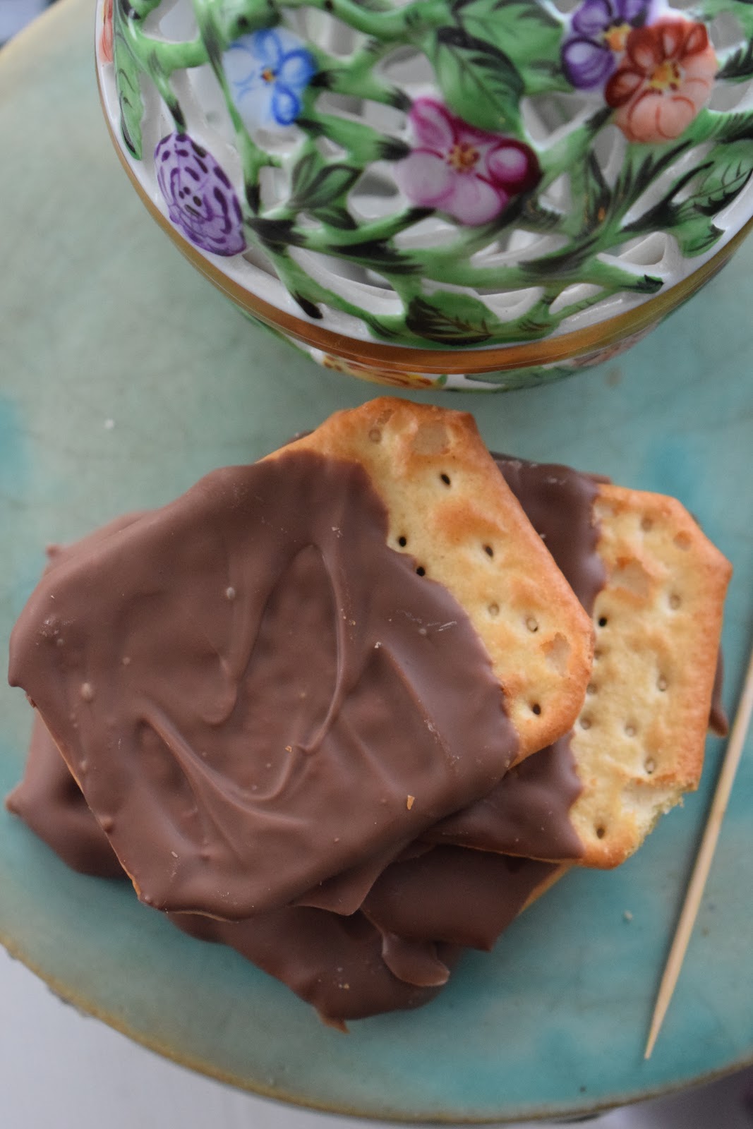 Smaskelismaskens: Chokladdoppade salta kex