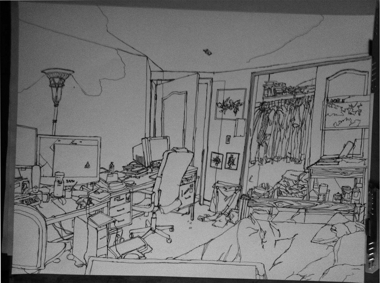 Jon's Art Blog: My Room