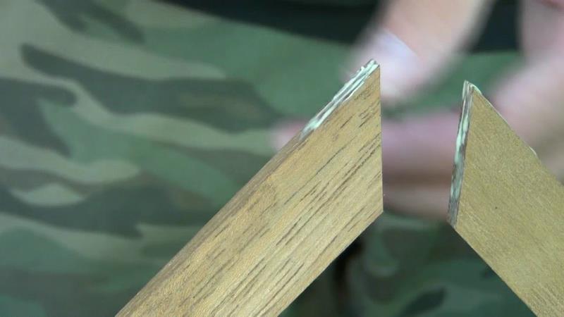 Hand Cut Joints: Veneer Keyed Mitre