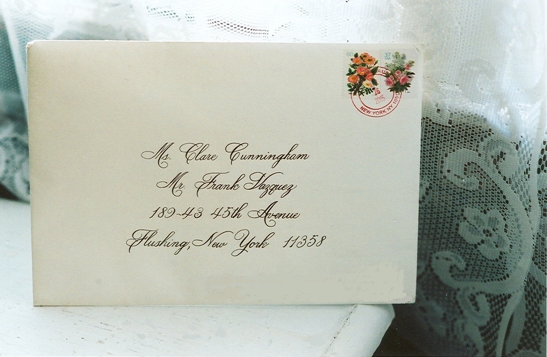 WEDDING SCRIBE: Calligraphy by Anne Sheedy: POPULAR ENVELOPE STYLES