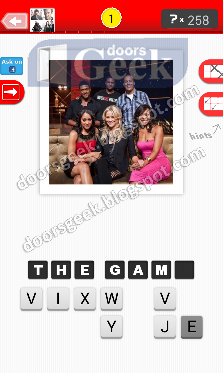 Guess the TV Show - Level 17-1 Answer ~ Doors Geek