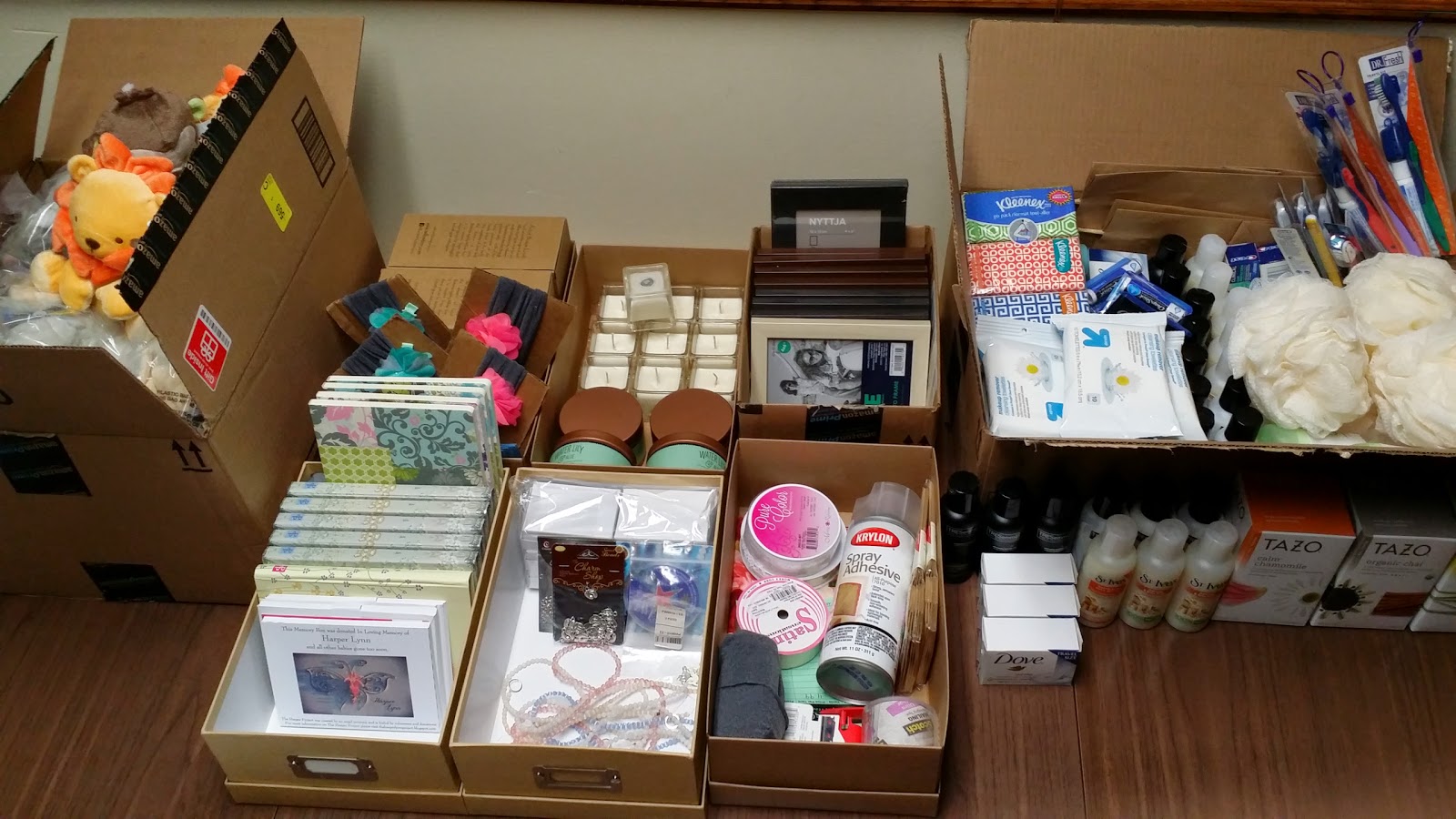 The Harper Project: Needed Items for Memory Boxes