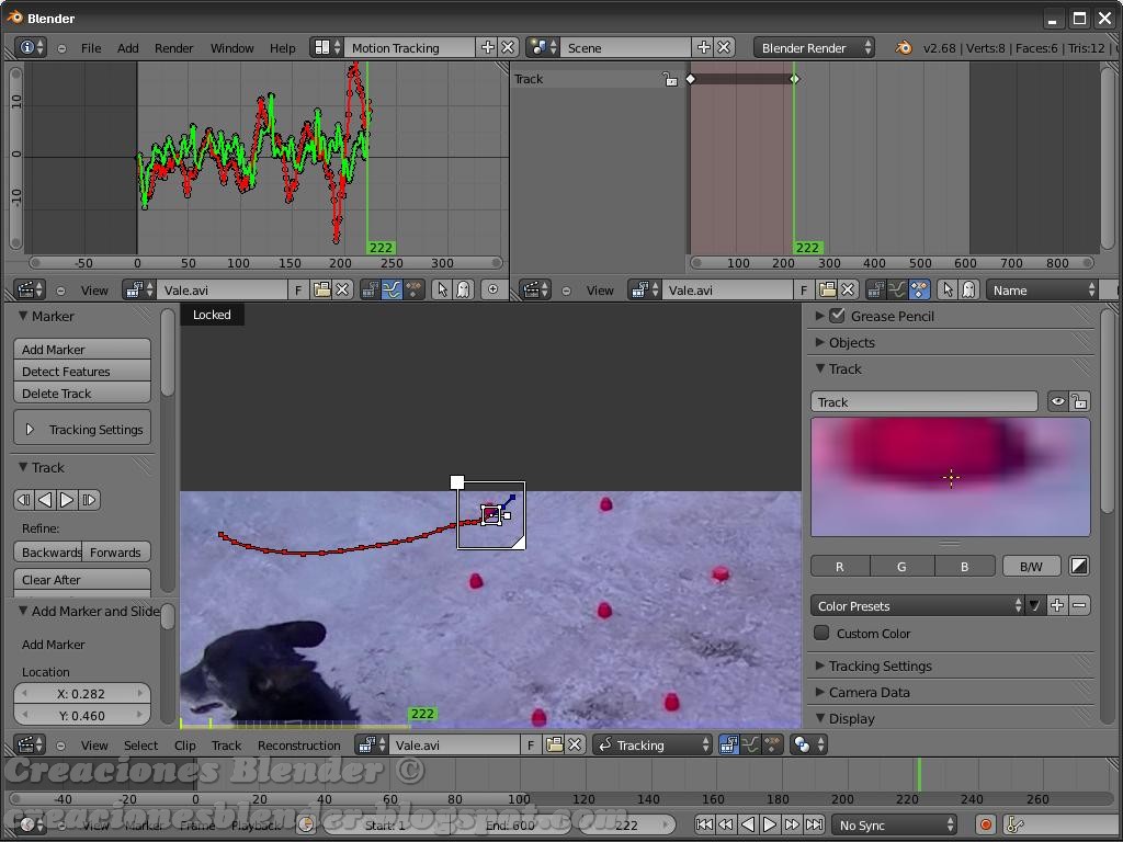 Creaciones Blender: Motion Tracking en Blender 2.68