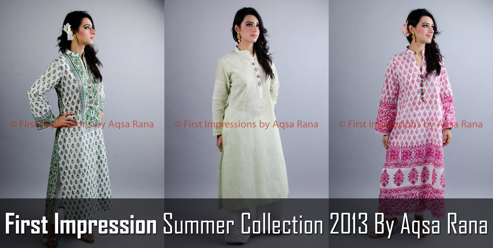 First Impression Spring Summer Collection 2013 By Aqsa Rana | New ...