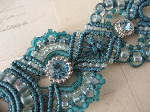 Beaded MicroMacrame Jewelry by Knot Just Macrame / The Beading Gem