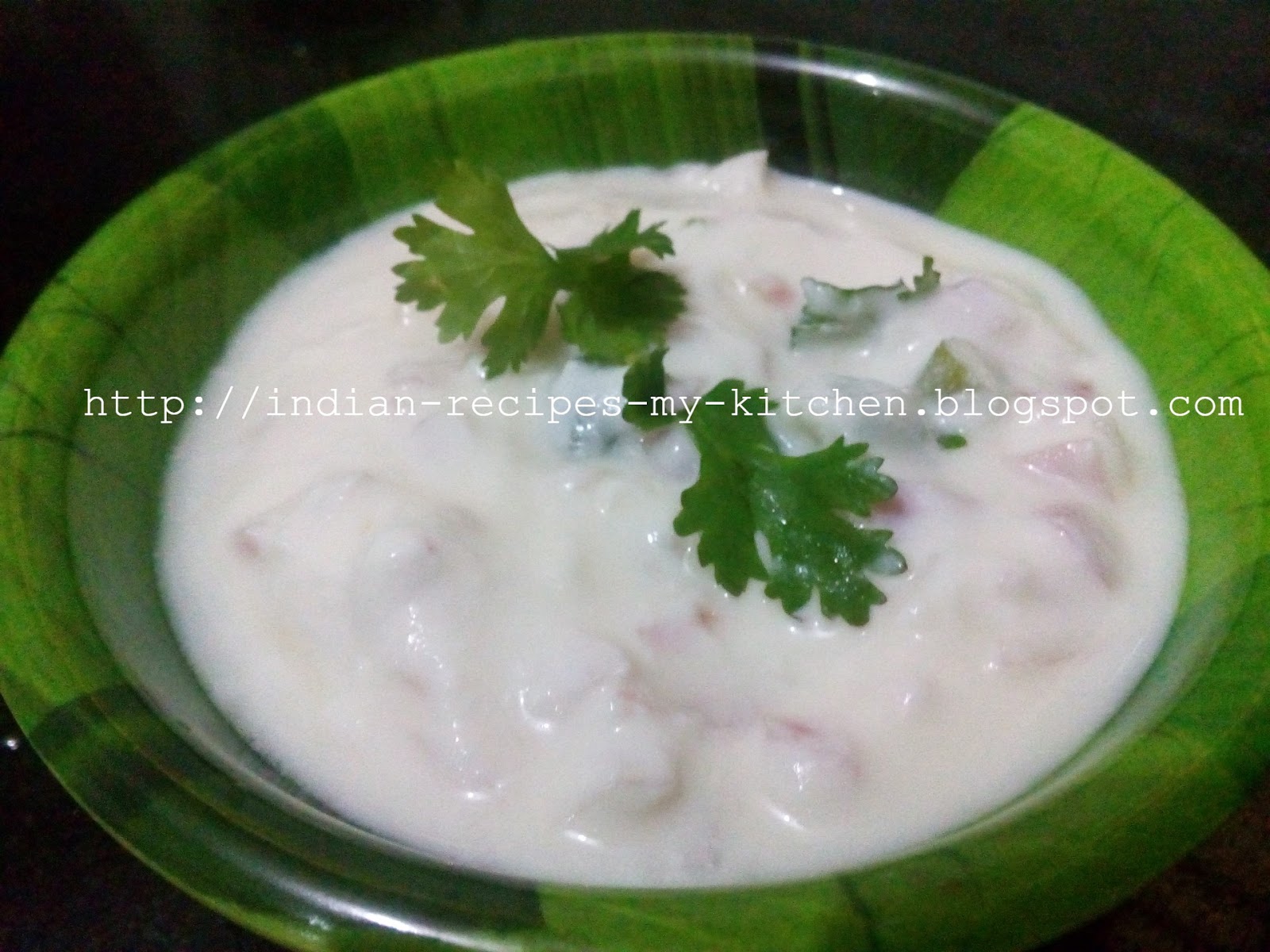 Indian Recipes My Kitchen: Onion raita